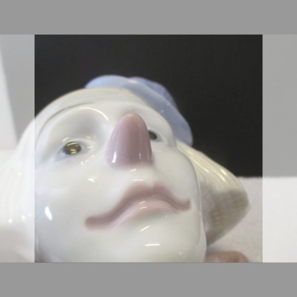 Accents | Vintage Ceramic Sad Face Clown W Pastel Colors Very Sad ...